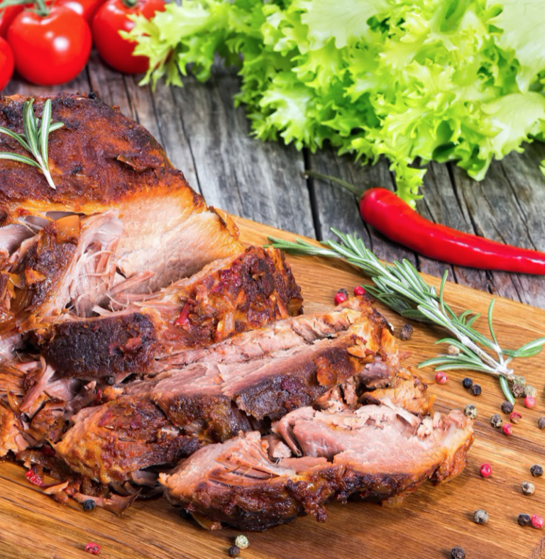 LANGSAM GERÖSTETE SCHWEINESCHULTER AUS DEM OFEN – Biogetta